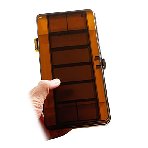YUXI8541NO Fishing Tackle Box Fishing Gear Accessories Box Double-Layer Tool Box Plastic Box Portable Multi-Layer Fishing Gear Fishing Tackle Accessory Boxes Tackle Box