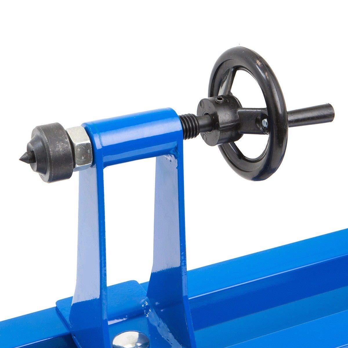 XtremepowerUS 1/2HP 4 Speed 40" inch Power Wood Turning Lathe (14" x 40") Benchtop Wood Lathe Adjustable Speed