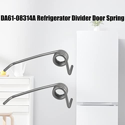 ZATUX DA61-08314A Refrigerator Divider Door Spring (2 Pack)