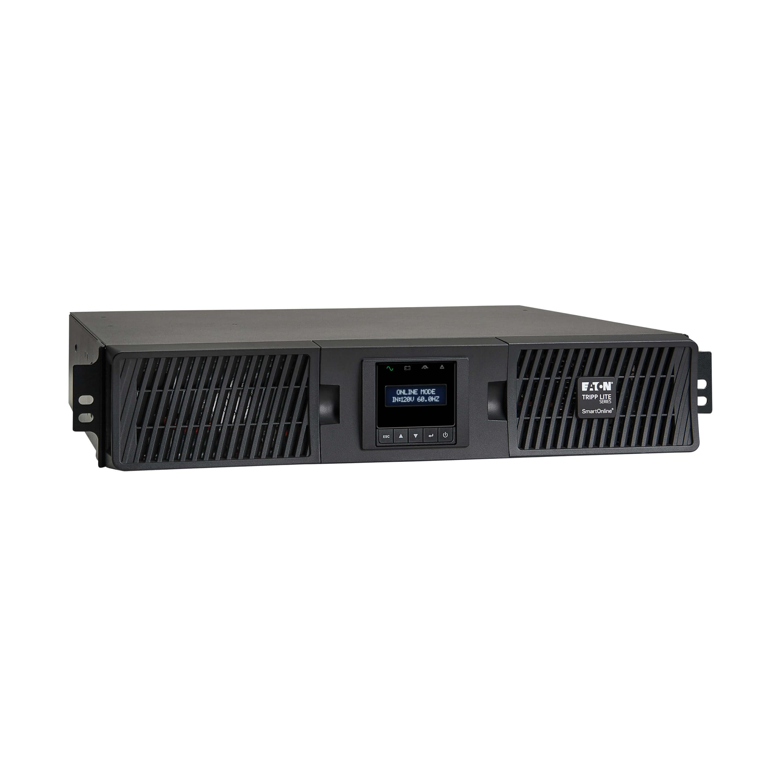 Tripp Lite 1500VA Smart Online UPS, 1200W Double-Conversion, 2U Rack/Tower, Extended Run, Network Card Options, USB, DB9 Serial (SU1500RTXL2UA)