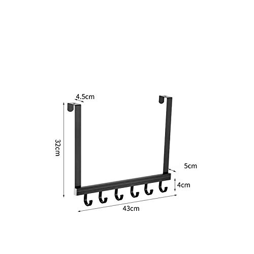 ZILZAL Metal Hooks for Hanging Movable Hook Behind The Punch-Free Door, Coat Hook on The Door, Hat on The Wall, Clothes Hanger, Wall Shelf Shelf