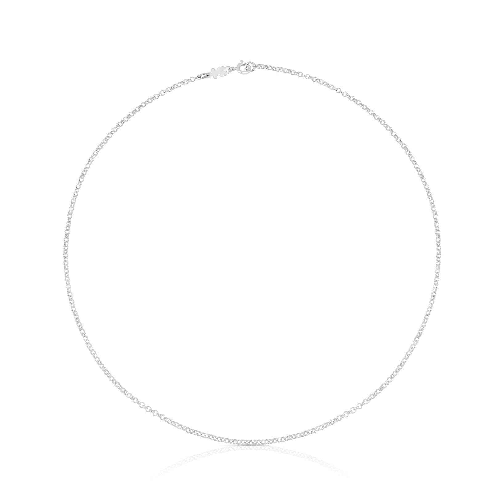 TOUS Sterling Silver Choker for Women, Length: 45 cm Chain Collection