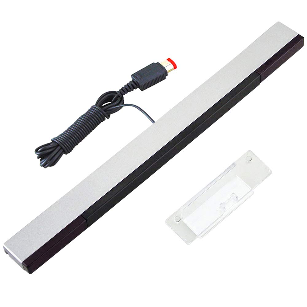 TPFOON 3 in 1 Wii Accessories Bundle - Wii AC Power Adapter + Composite Audio Video Cable and Wired Motion Sensor Bar Compatible with Nintendo Wii