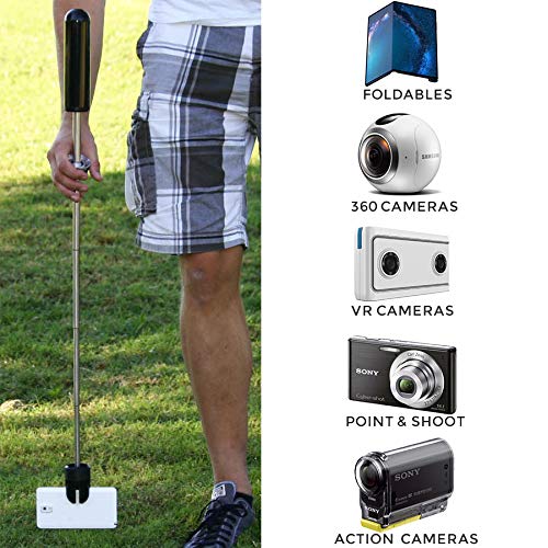 StayblCam Smartphone Gimbal and Video Stabilizer - Compatible with All iPhone, Galaxy, Foldables, and GoPro. Only Smartphone Gimbal That Also Works with 360 and VR Cameras