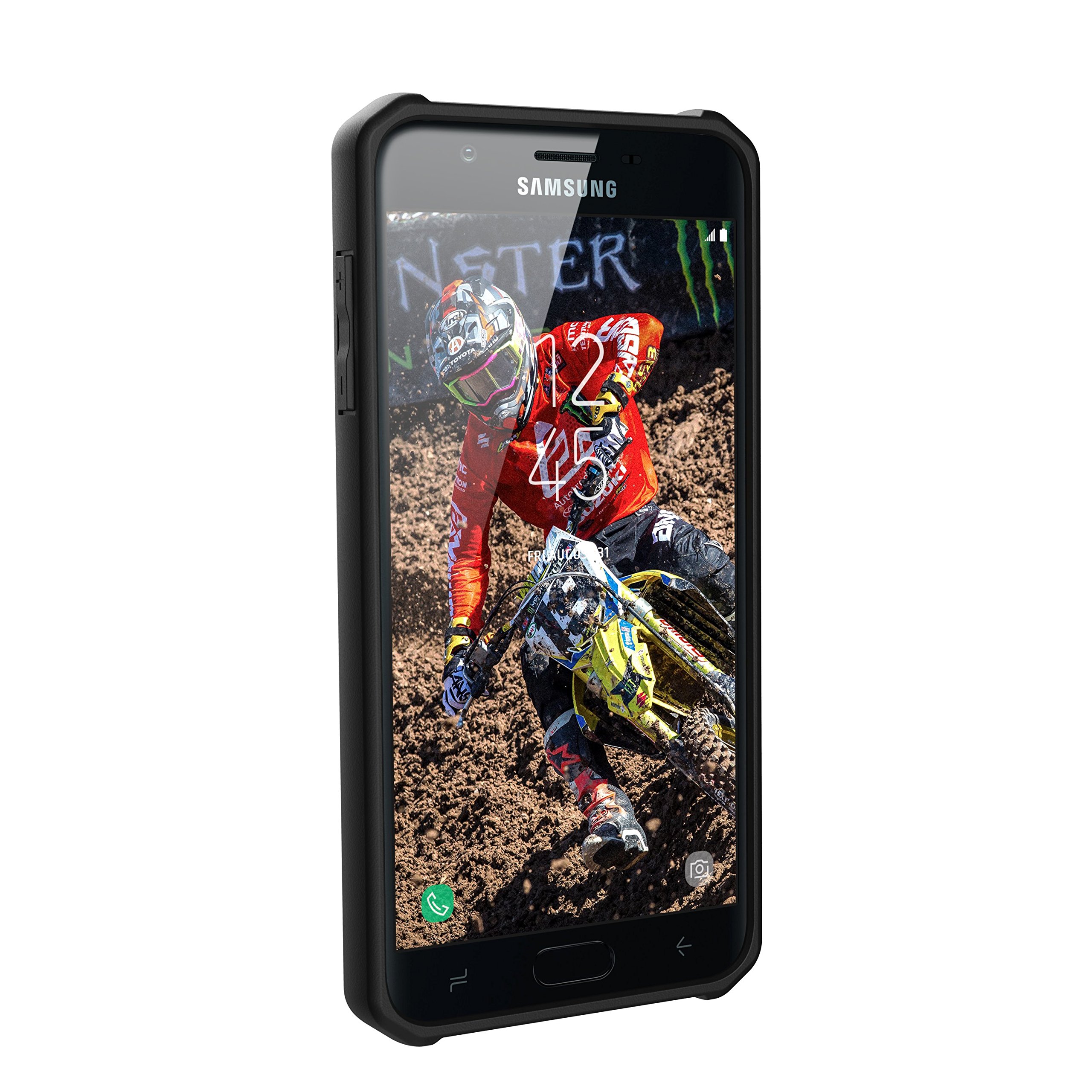 URBAN ARMOR GEAR UAG Samsung Galaxy J7 (2018) Outback Feather-Light Rugged [Black] Military Drop Tested Case