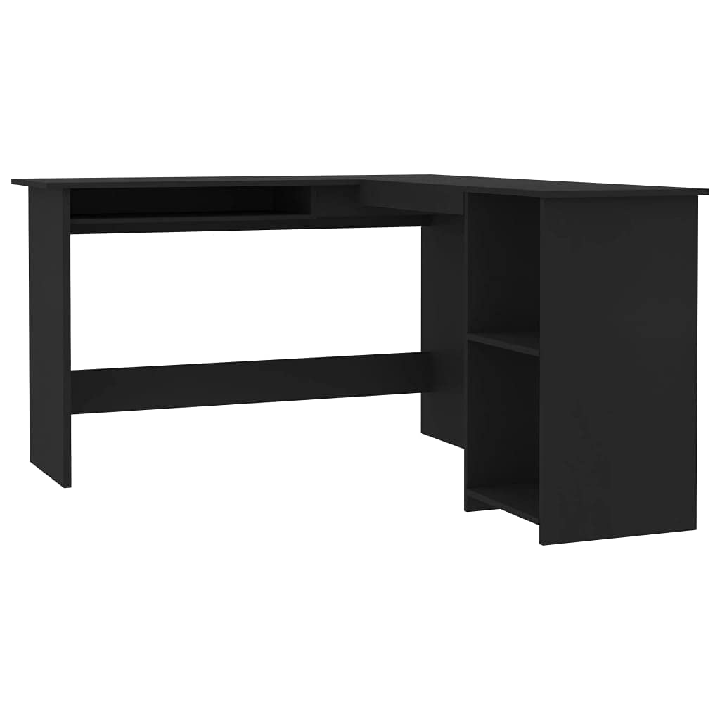 ZQQLVOO Computer Desk Workstation with Pull Out Keyboard Tray, L-Shaped Desk, Computer Corner Desk, Home Gaming Desk, Office Writing Workstation, Sonoma Oak 47.2"x55.1"x29.5" Chipboard