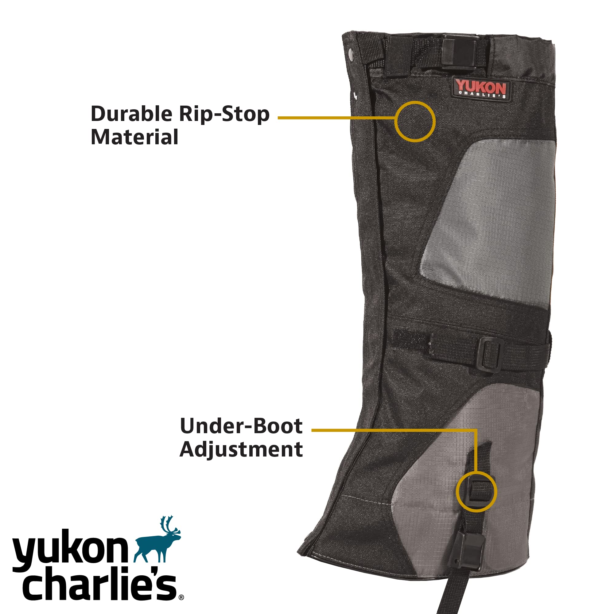 Yukon Charlie's Stay-Dri Gaiters, Large/X-Large