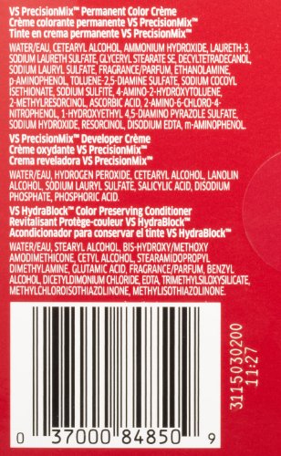 Vidal Sassoon Pro Series Hair Color, 4RC Dark Copper Red, 1 Kit