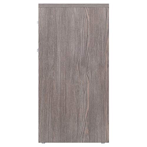 Winsome Wood Molina Accent Table, Ash Gray 15.75 in x 11.75 in x 23.62 in