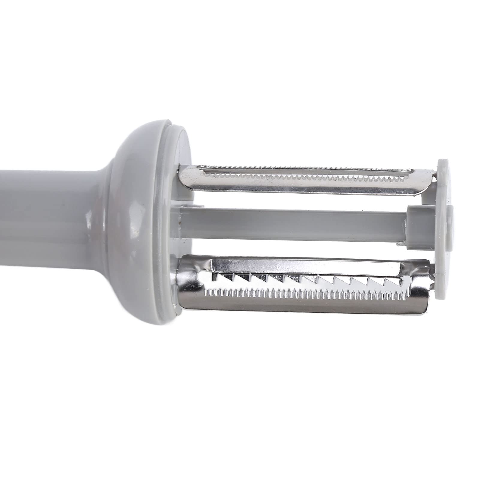 VTOSEN Multifunctional Household Peeler - Durable Potato Peeler, Vegetable Peeler, Carrot Grater, and Kitchen Tool Supplies - Bottle Shape Peeling Knife(Gray)