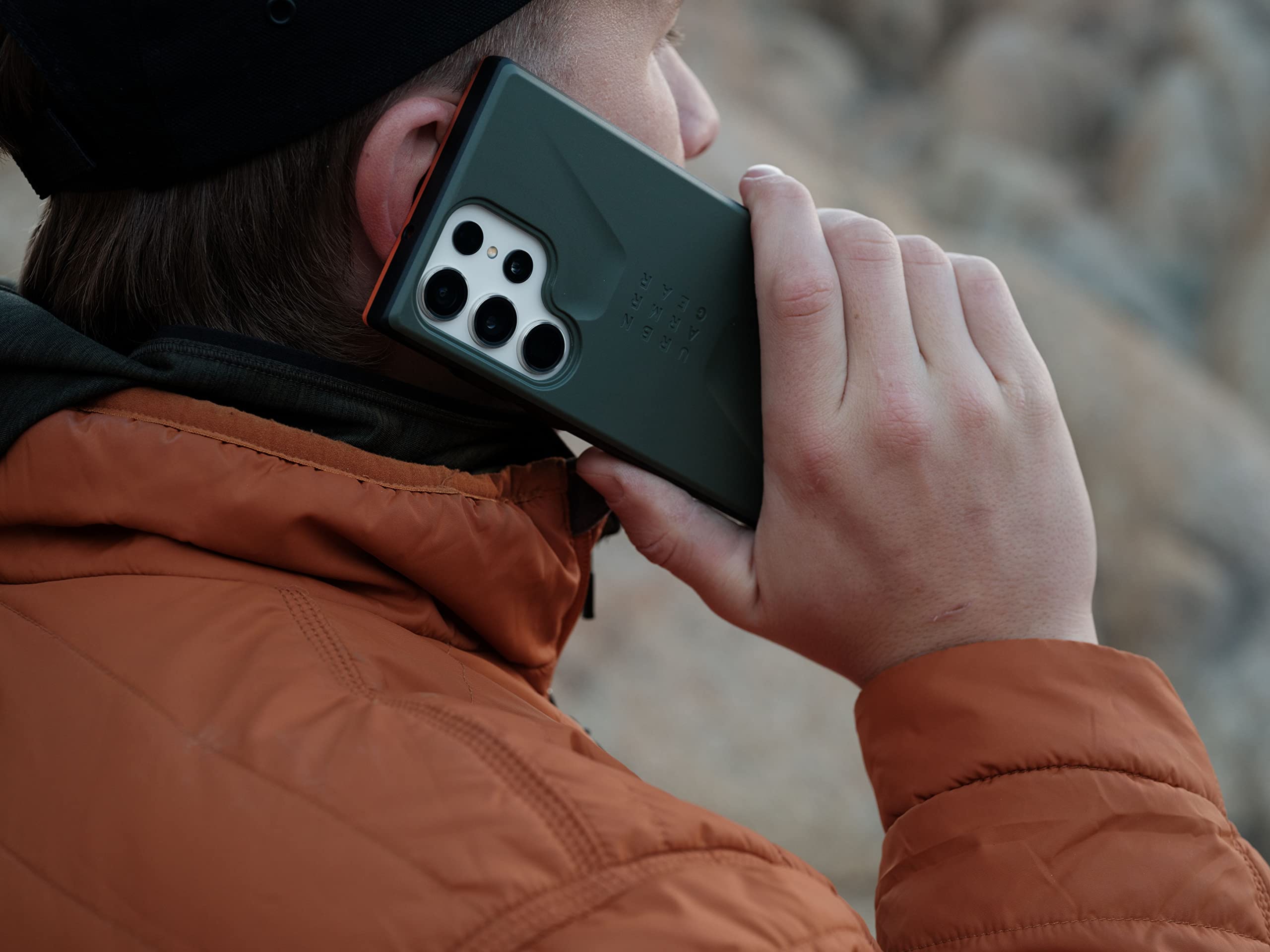URBAN ARMOR GEAR UAG Designed for Samsung Galaxy S23 Plus Case 6.6" Civilian Olive Drab Green - Rugged Slim Fit Shockproof Impact Resistant Protective Cover