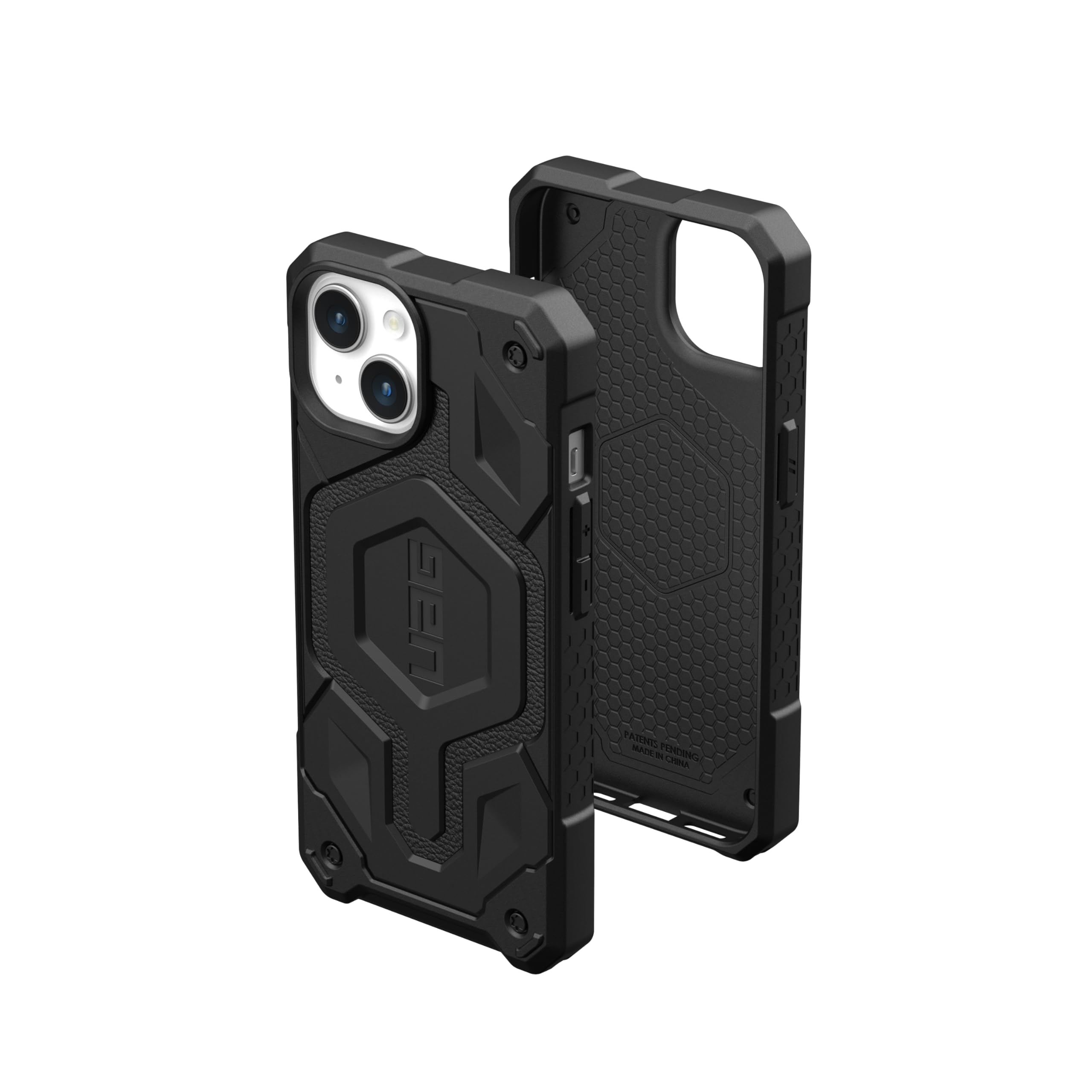URBAN ARMOR GEAR UAG Case Compatible with iPhone 15 Plus Case 6.7" Monarch Pro Kevlar Black Built-in Magnet Compatible with MagSafe Charging Premium Rugged Military Grade Dropproof Protective Cover