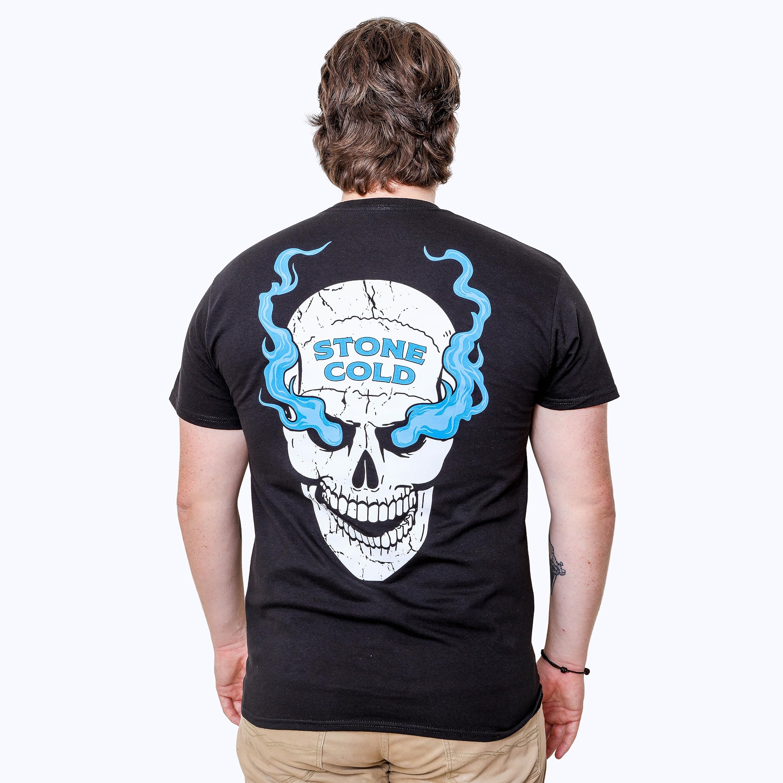 WWE STone Cold Steve AUstin What? Wrestling Adult T-Shirt(LG, What)