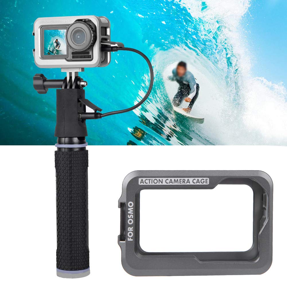 zhuolong Action Camera Protective Cage Vlog Extension Frame for DJI Osmo Action