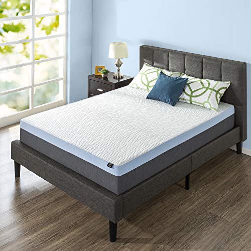 Zinus 13 Inch Green Tea Pressure Relief Gel Memory Foam Mattress/Cooling Mattress/Zoned Airflow Design/Bed-in-a-Box, King
