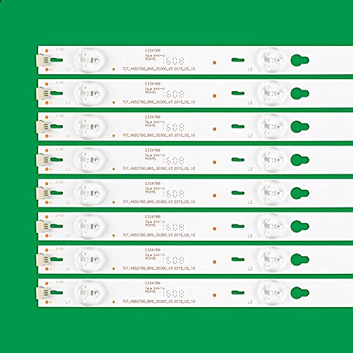WAHRE 1set=8pieces Fit for TCL B48A558U B48A838U B48A828U Strip TOT_48D2700_8X5_3030C_V3 YHA-4C-LB4805-YHEX2 TCL D48A810 4C-LB4805-YHEX1