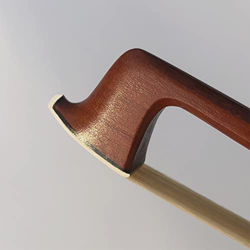 WinsterBow Brazilwood Ebony Violin Viola Cello Bow Full Size Ebony Frog with Natural Horsehair (viola Bow 4/4)