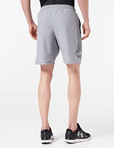 Under Armour Men's UA Woven Graphic Shorts LG Gray