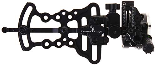 Trophy Ridge Alpha Slide Archery Bow Sight - A-Shaped .019β Single Pin Sight for Unbeatable Visibility, Right Hand