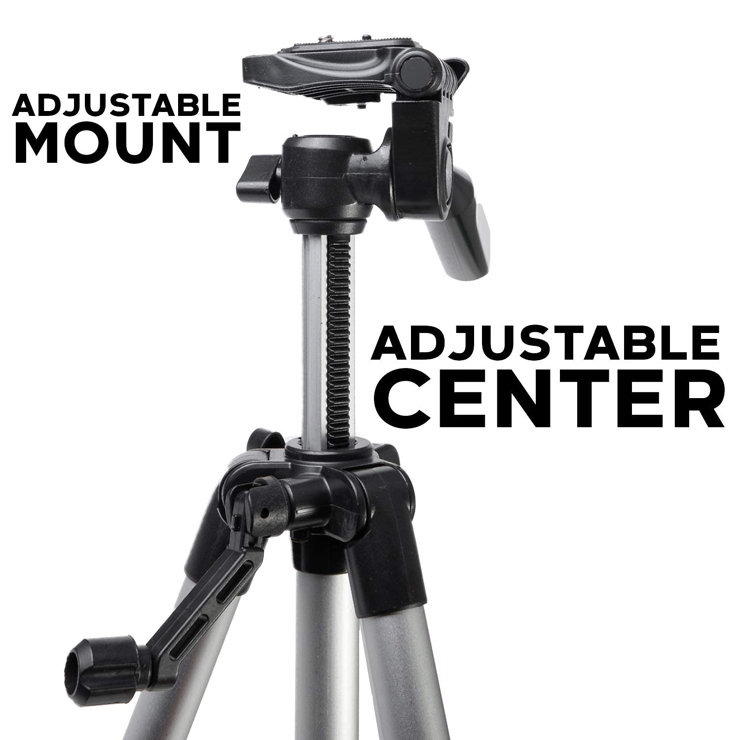 Zeikos ZE-TR57A 57-Inch Full Size Photo/Video Tripod Includes Deluxe Carrying Case Can be Used with Camcorders and Digital Cameras