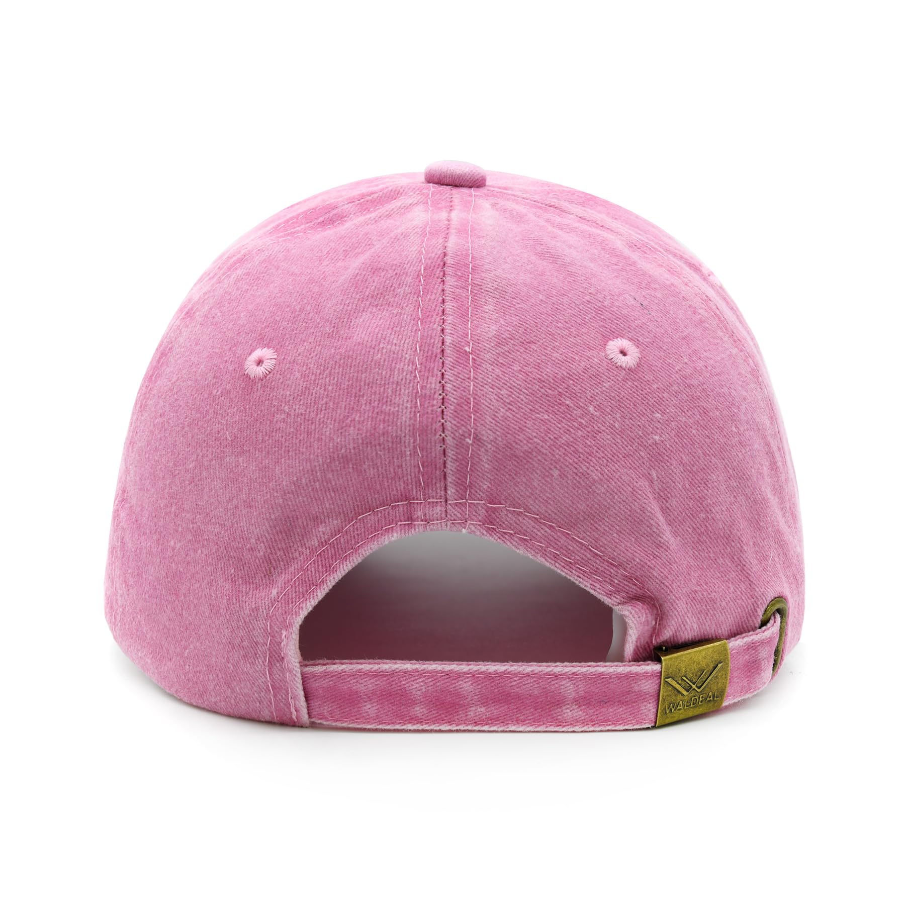 Waldeal Women's Embroidered Dog Mom Hat Adjustable Washed Puppy Mama Baseball Cap Pet Lover Gifts Pink