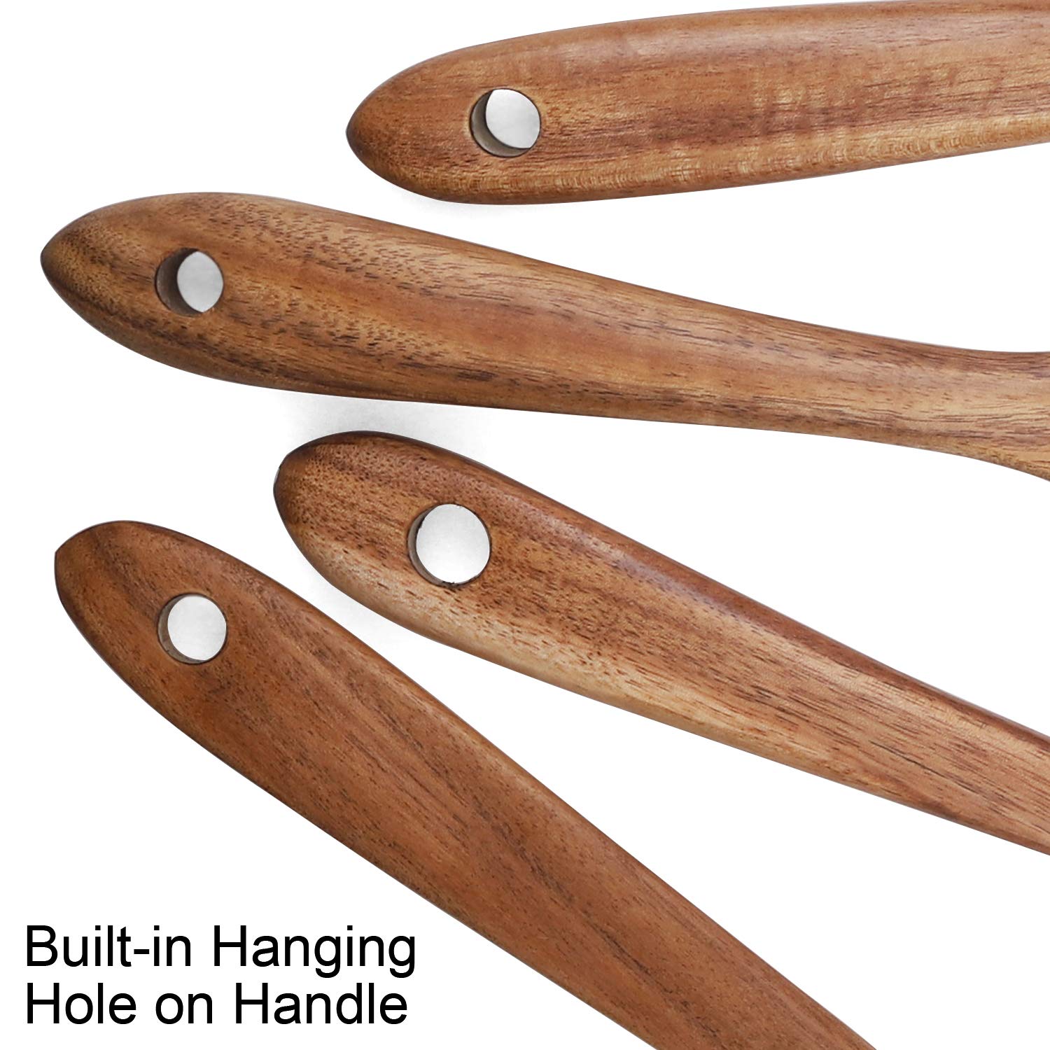 Wooden Cooking Utensil Set Kitchen Utensils Set Non-stick Pan Kitchen Tool Wooden Cooking Spoons and Spatulas Wooden Spoons for cooking salad fork