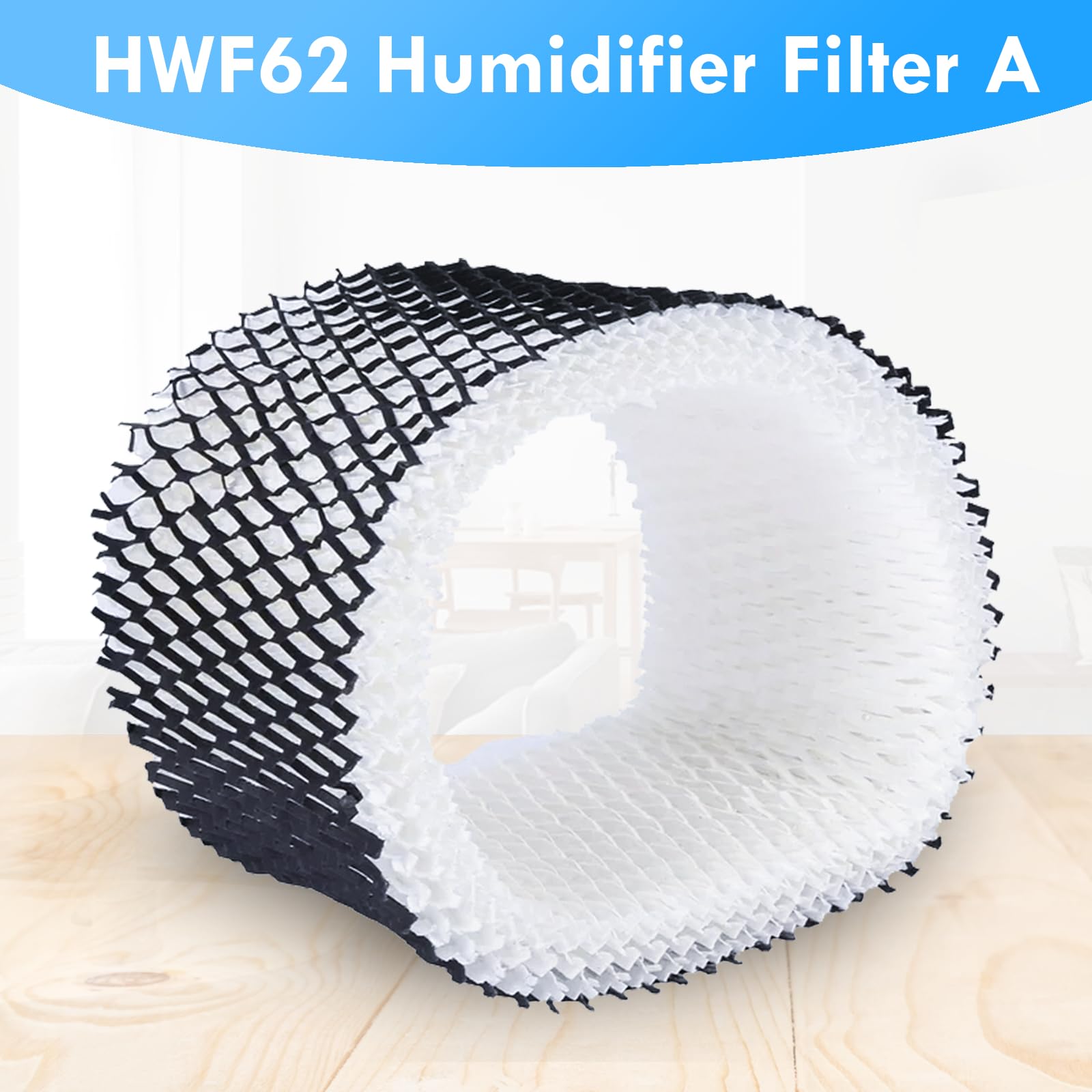 Yonice HWF62 Humidifier Filter A Compatible for Holmes Sunbeam Humidifier HWF62 HWF62CS HWF62D SF212 Filter, Fit Models SCM1100, SCM1701, SCM1702, SCM1762
