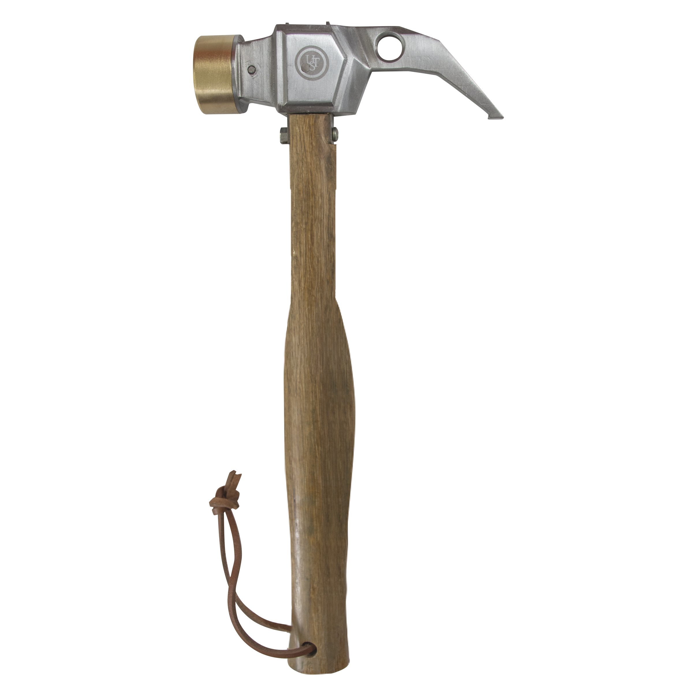 UST Heritage Camp Hammer with Copper Head, Wooden Handle, Steel Pick End and Leather Lanyard for Camping, Hiking, Backpacking and Outdoor Survival