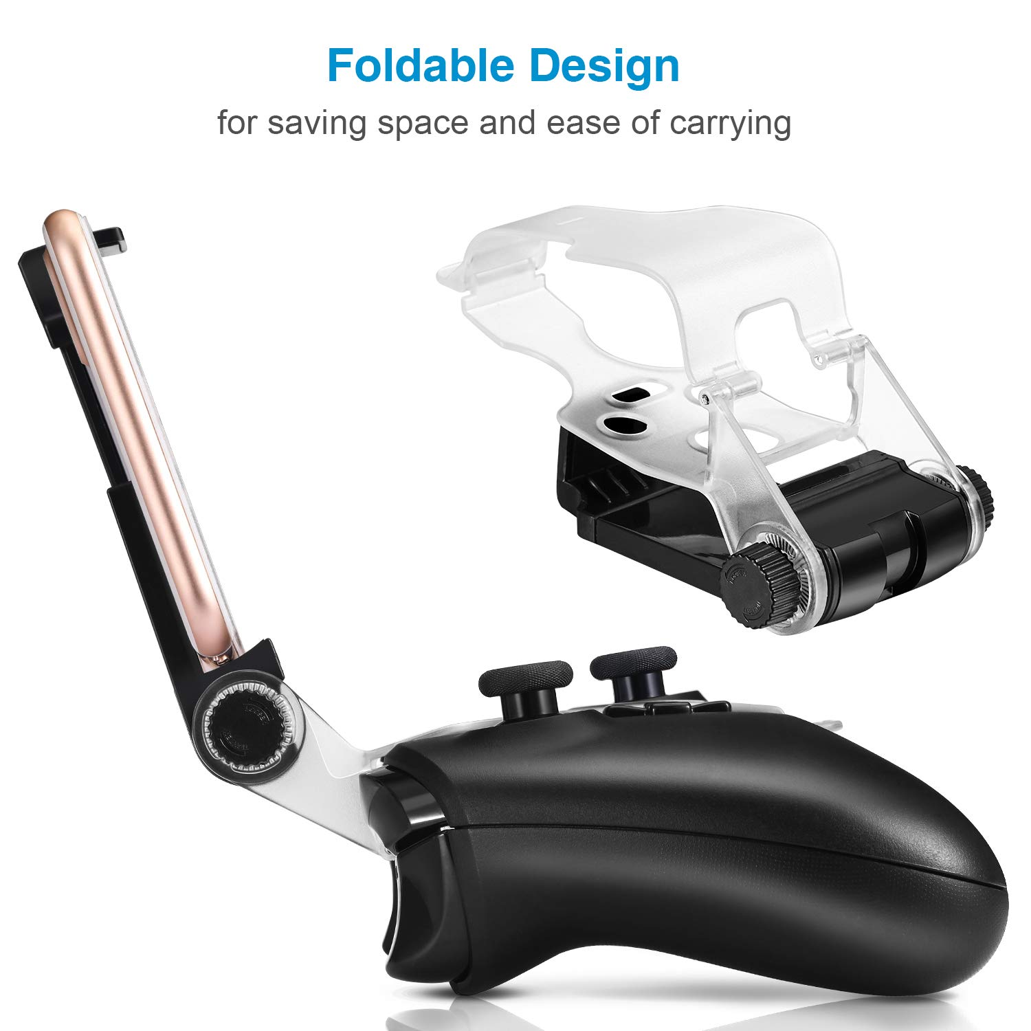 WEPIGEEK Adjustable Wireless Controller Phone Clip Compatible with Xbox/Xbox One/Elite Bluetooth Gamepad