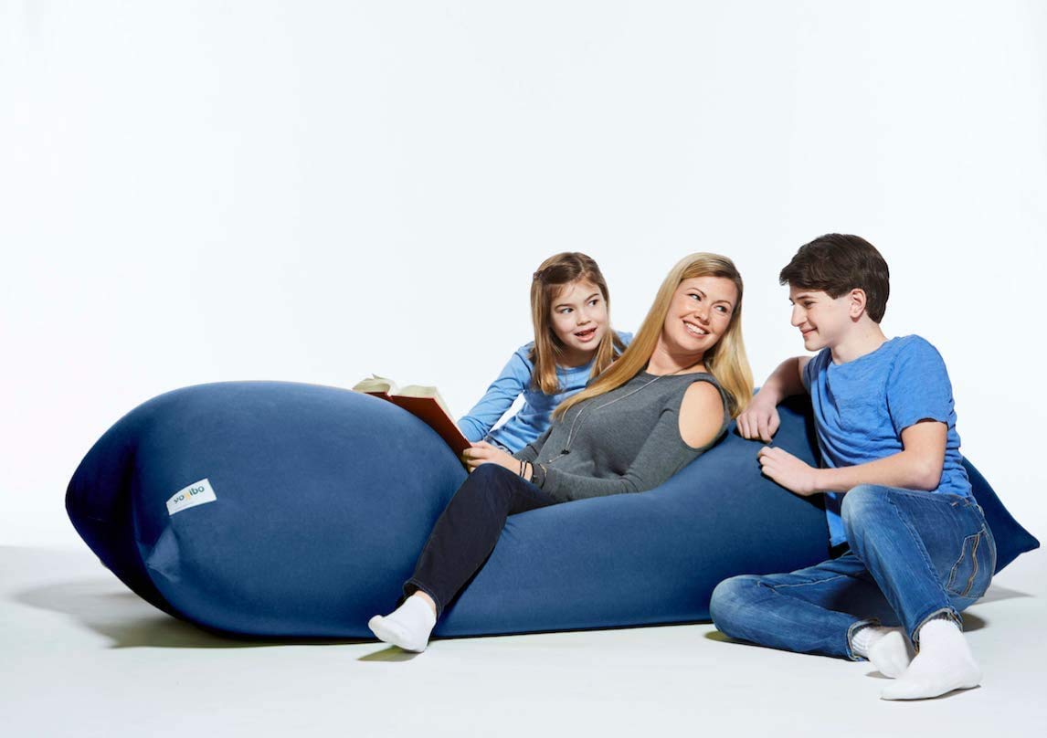 Yogibo Max Giant Bean Bag Chair Replacement Cover Only, Soft, Washable, Rain