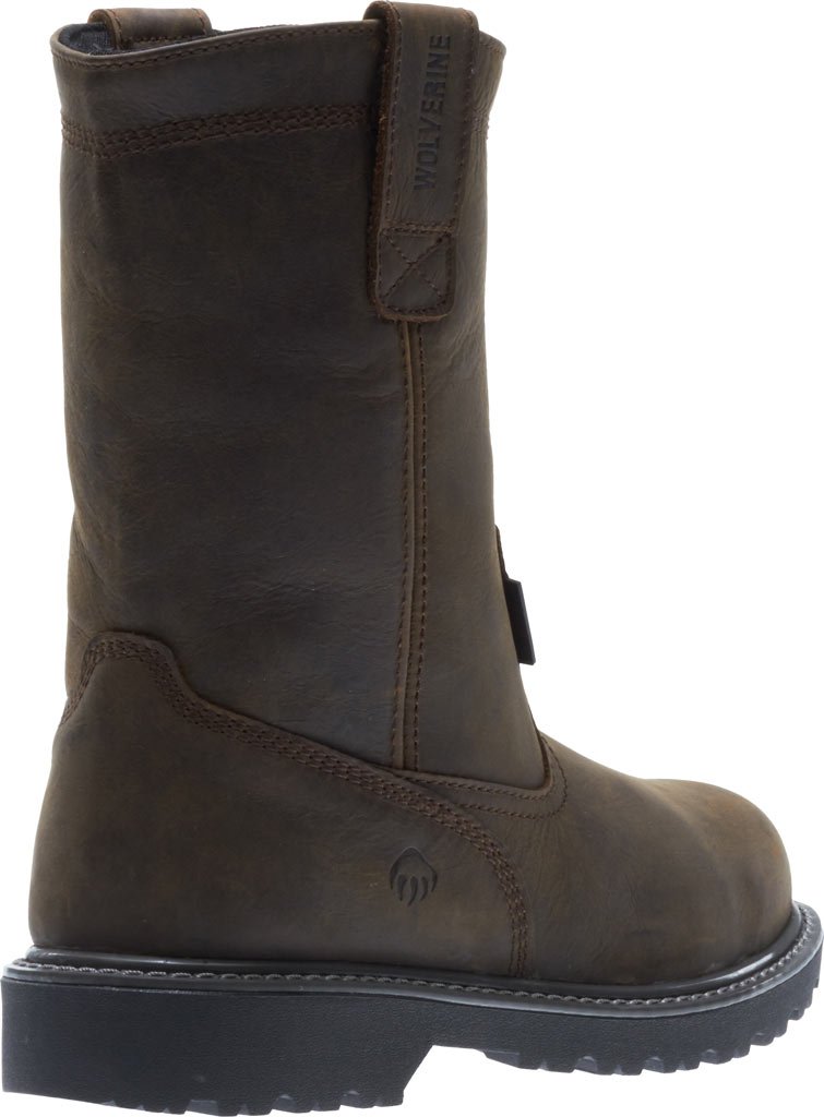 Wolverine Men's Floorhand 10" Waterproof Wellington Boot, Dk Brown, 9.5 X-Wide