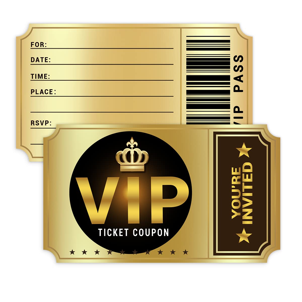 wuguimeii 20 Double-Sided Design Birthday Party Invitations with Envelopes,Movie VIP Party Invitations, Kids Birthday Invites, Theme Birthday Party Decorations