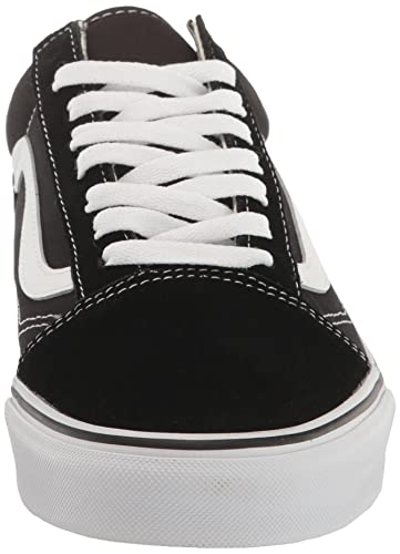 Vans Unisex Old Skool Black/White Canvas Skate Shoes 8.0 Men / 9.5 Women