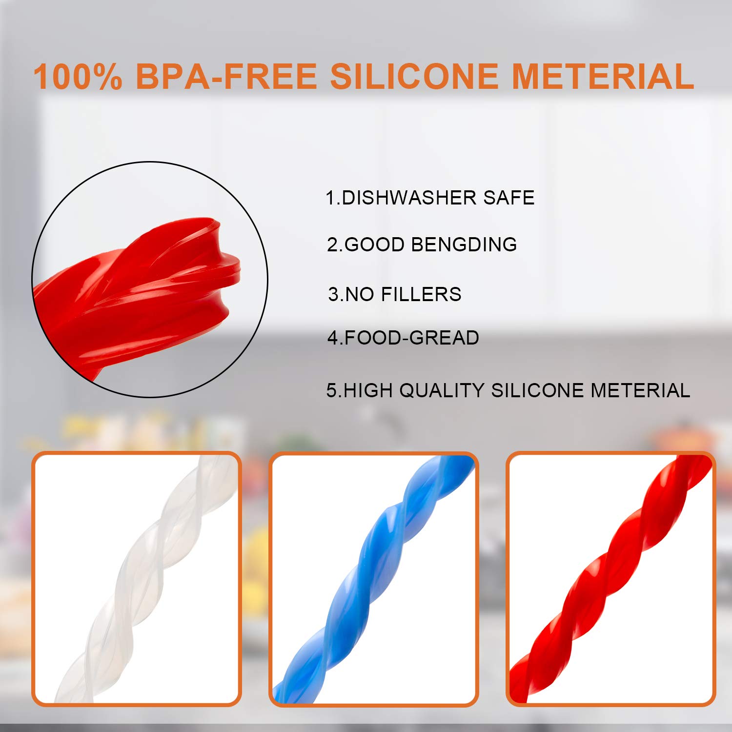 ZLR 3 Packs Silicone Sealing Ring for Instant Pot 3 Quart Color, Fits IP-DUO Mini 3qt, IP-LUX Mini 3 qt, IP DUO Plus 3Qt BPA Free (Red/Clear/Blue, 3)