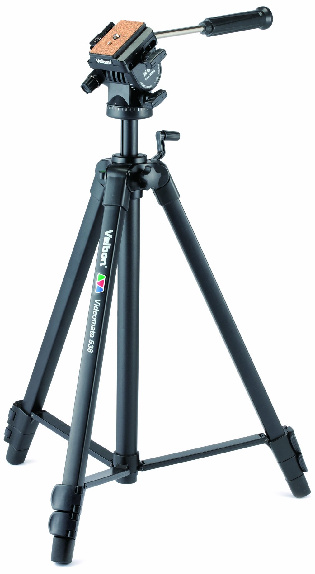 Velbon Videomate-638 Video Tripod Height 171 cm Black
