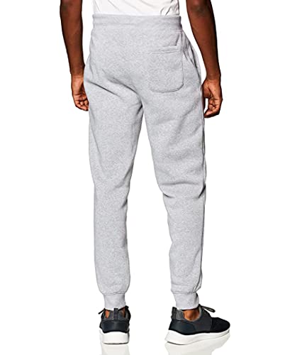 WT02 Men's Fleece Sweatpants & Joggers (Regular & Extended Sizes), Heather Grey, Large
