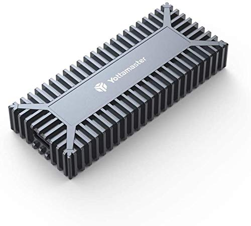 Yottamaster 256GB Portable SSD - Up to 980MB/s - USB-C USB3.1 Gen2 External NVMe Solid State Drive - [SOES1-256GB]