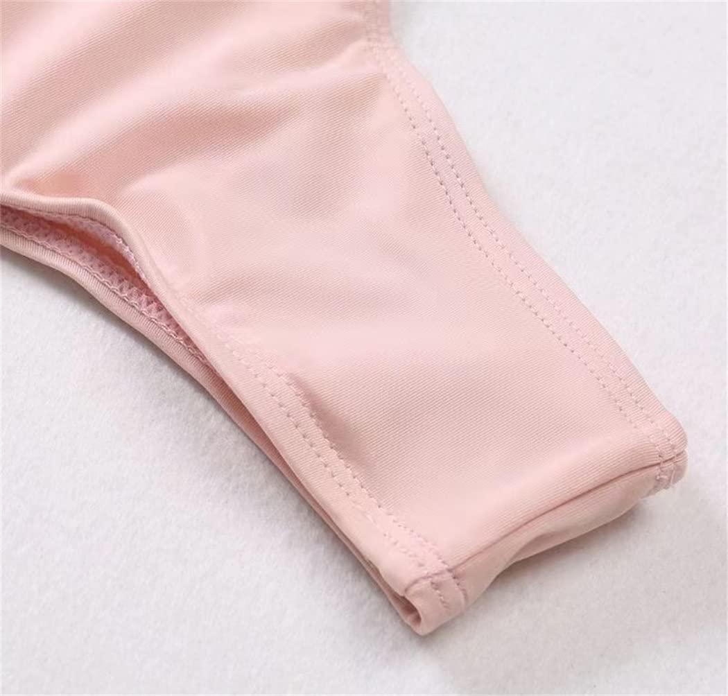 Women's Bikini Sets Swimsuit Halter String Wrap Front Panties Low Waist Two Pieces Bathing Suit 2023 Summer Pink
