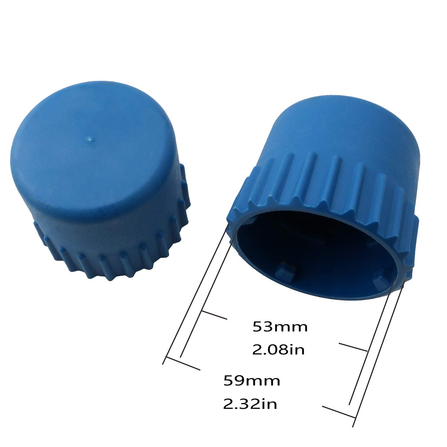 ZYAMY 2pcs Plastic 537185801 Bump Knob for Trimmer Head T35, Blue
