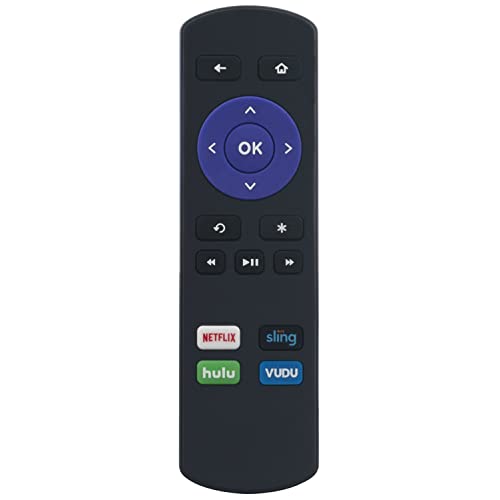 ZdalaMit Replacement IR Remote Control fit for Roku 1 2 3 4 (HD, LT, XS, XD) Player, Roku Express; DO NOT Support Roku Stick or Roku TV; DO Not Support Headphone, Game or Voice Search