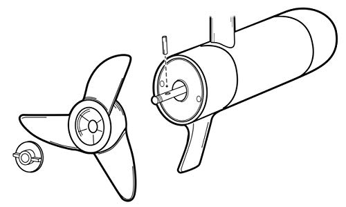 Watersnake 3 Blade Propeller Kit for 12 Volt Motors