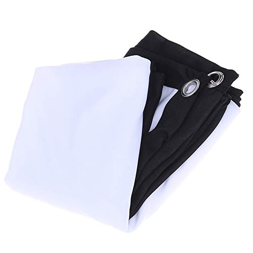 ZZBJ 100 Inch Foldable Projector Screen White Projection Screen 3D Movie for Outdoor Camping 16:9 Portable 1pc