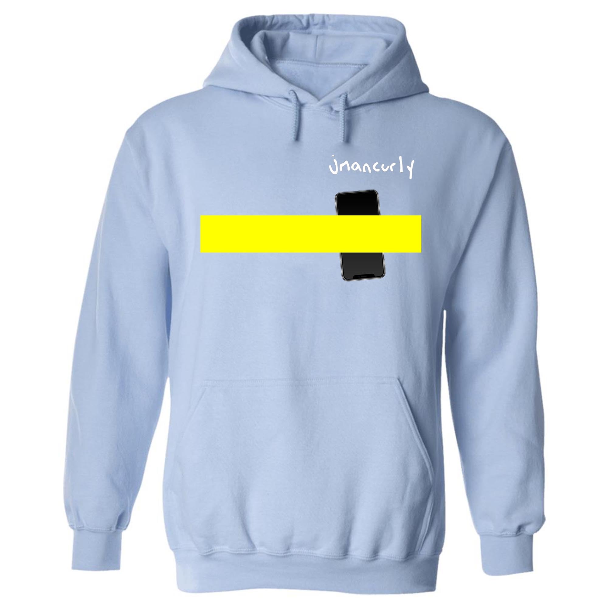 WAWNI Jmancurly Merch Jmancurly Hoodie Sweatshirt Unisex Light Blue (Light Blue, M)