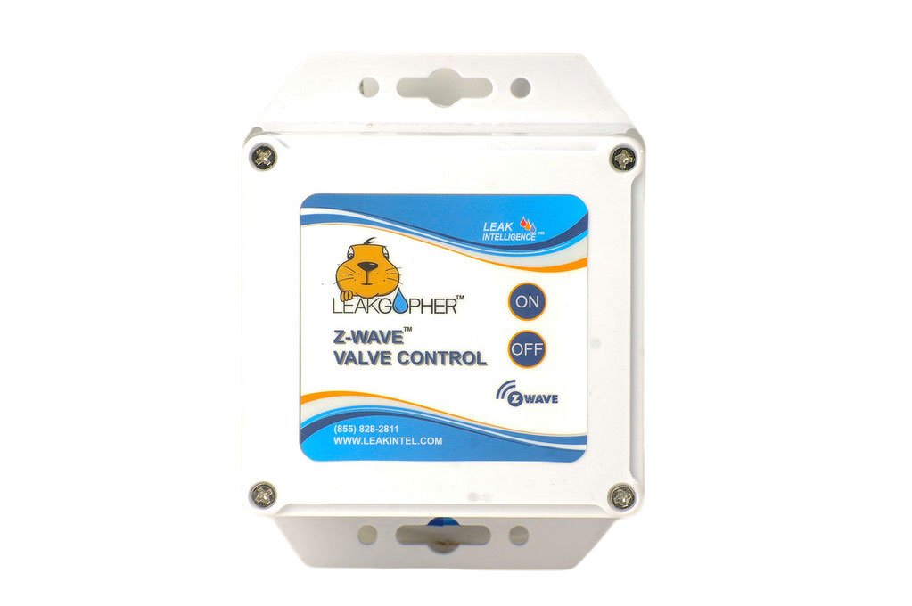Z-Wave 3/4" Valve Water Control Valve by Leak Intel, Z-Wave Plus, NSF Certified, USA MADE, 10 Year Manufacturer's Warranty