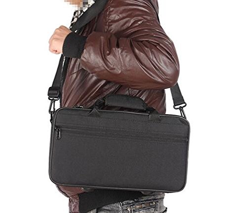 Tosnail 600D Water-resistant Foam Cotton Padded Clarinet Case, Clarinet Gig Bag