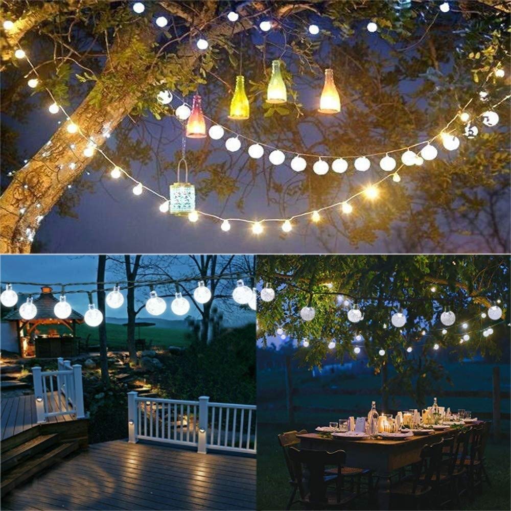 WDWL Solar String Light, 30LED Outdoor Christmas Lights Christmas Tree Lawn Home Garden, Dew Waterproof Solar Lamps