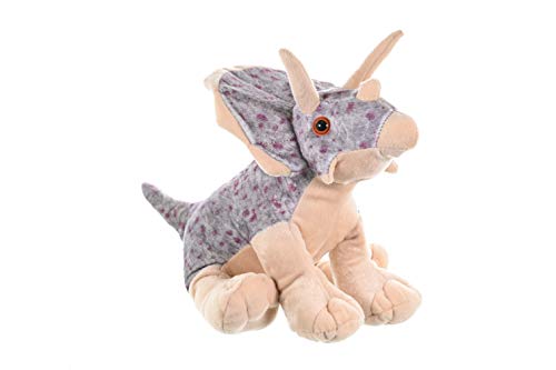 Wild Republic Triceratops Plush, Dinosaur Stuffed Animal, Plush Toy, Gifts For Kids, Cuddlekins 12", Multicolor, Model:10960
