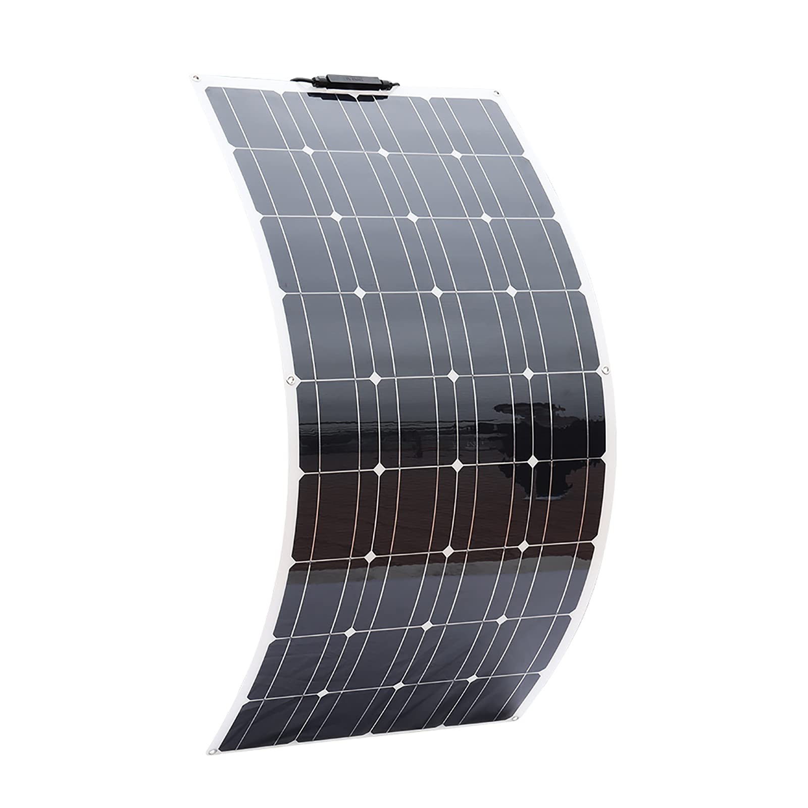 YUANFENGPOWER 100W 12V Flexible Solar Panel Monocrystalline Solar Cells for 12v/24v Battery Camper RV Boat Caravan Cabin Tent Car
