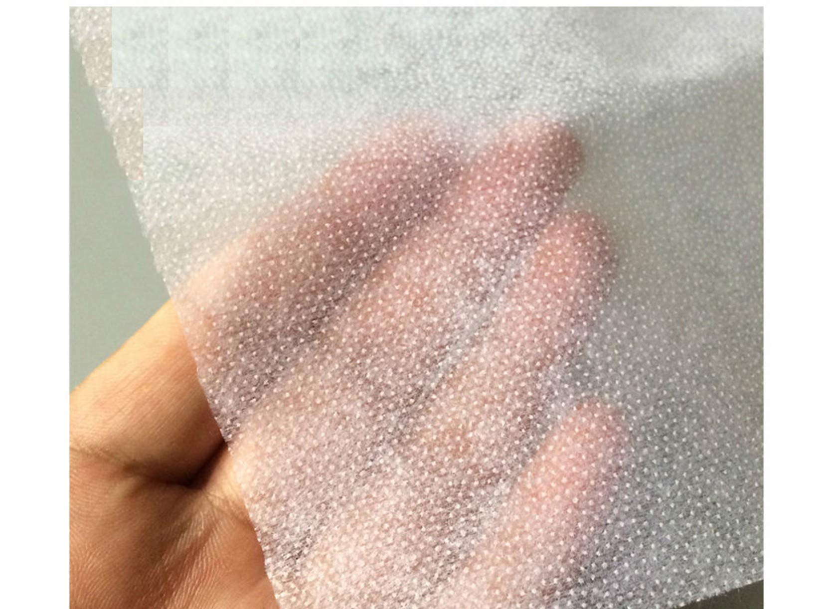 WellieSTR ( White 5.5 Yards Iron on Interfacing Non-Woven Light Weight 40" Wide Single-Sided Fusible Shipped for DIY Ideas