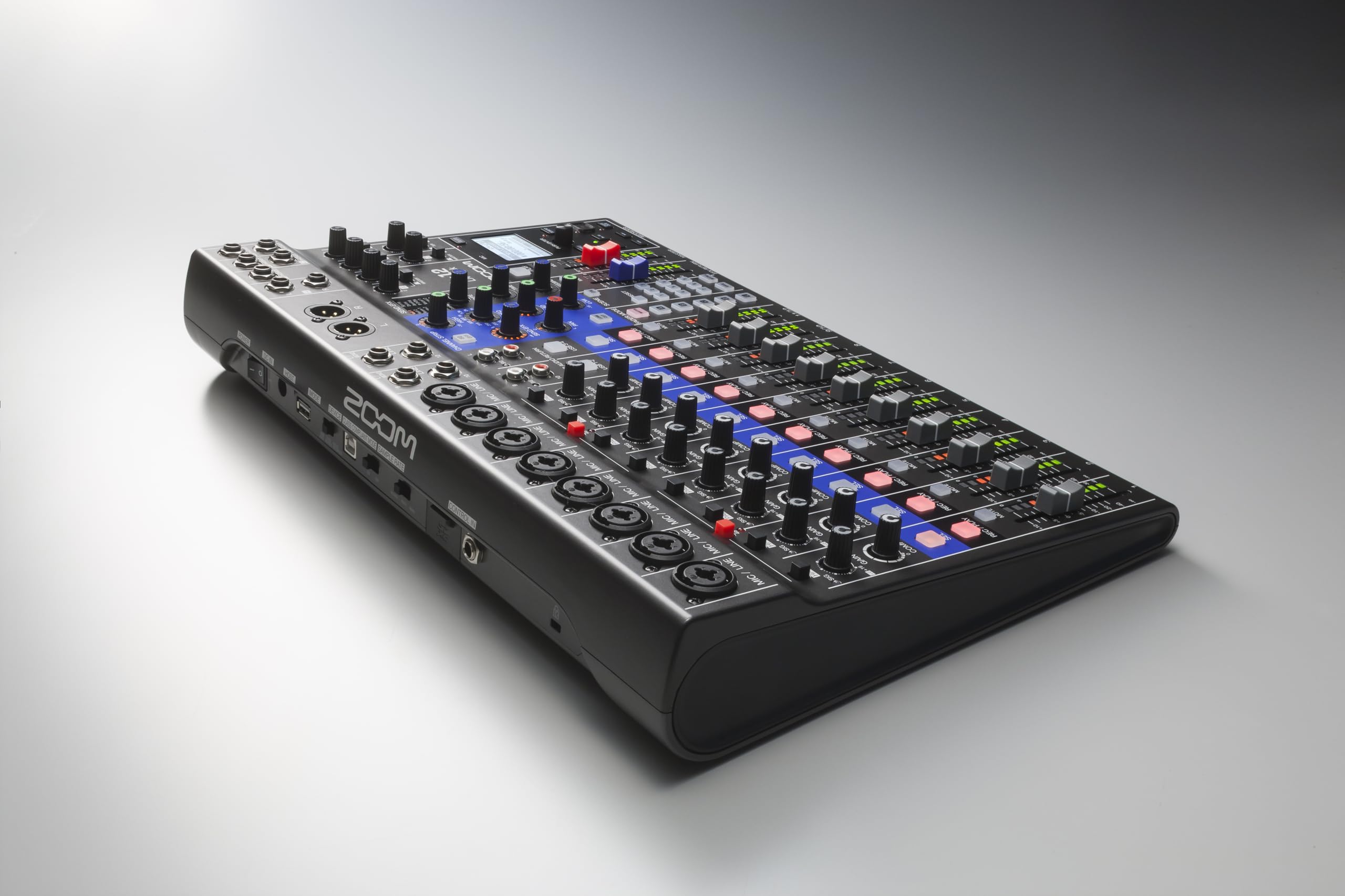 Zoom LiveTrak L-12 Digital Mixer & Multitrack Recorder, for Music, Podcasting, and More, 12-Input/ 14-Channel SD Recorder, 14-in/4-out USB Audio Interface, 5 Powered Headphone Outputs